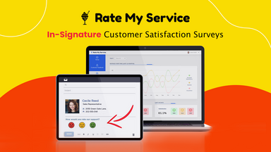 Customer feedback from every email | Rate My Service